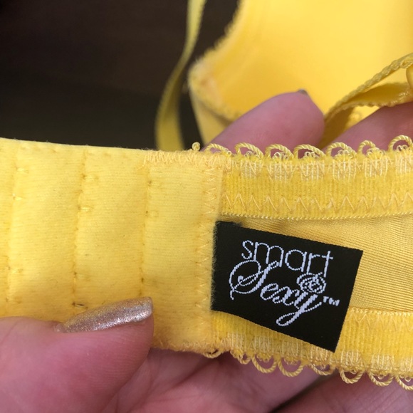 Intimates & Sleepwear | Smart Sexy Yellow Padded Sexy Push Up Bra 36dd ...